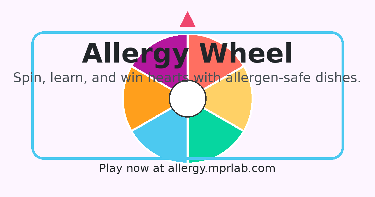 Allergy Wheel – Learn Food Allergens Through Play